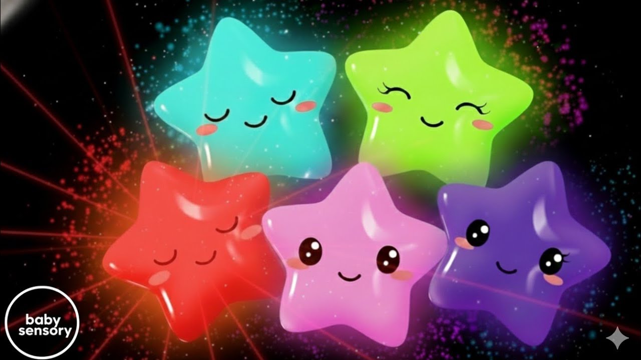 Bear Sensory – “Dreamy Star Lullaby” Relaxing Night Sky Animation for ...
