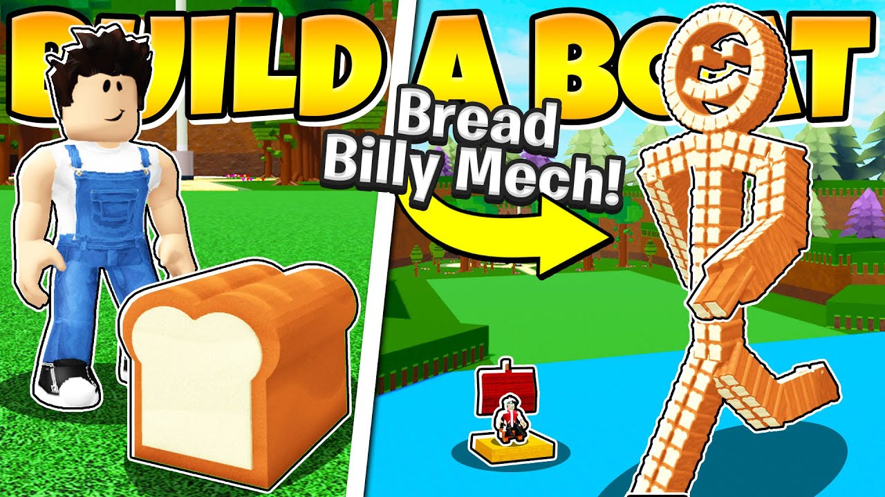 I Built A GIANT BREAD MECH In Build a Boat! *Destroy ANYTHING!* - YouTube