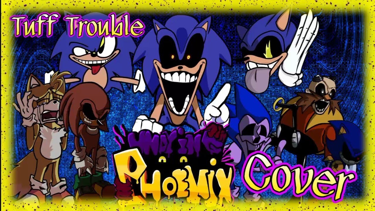 [FNF] Tuff Fighters | Triple Trouble but Tuff, Undying Phoenix Cover ...