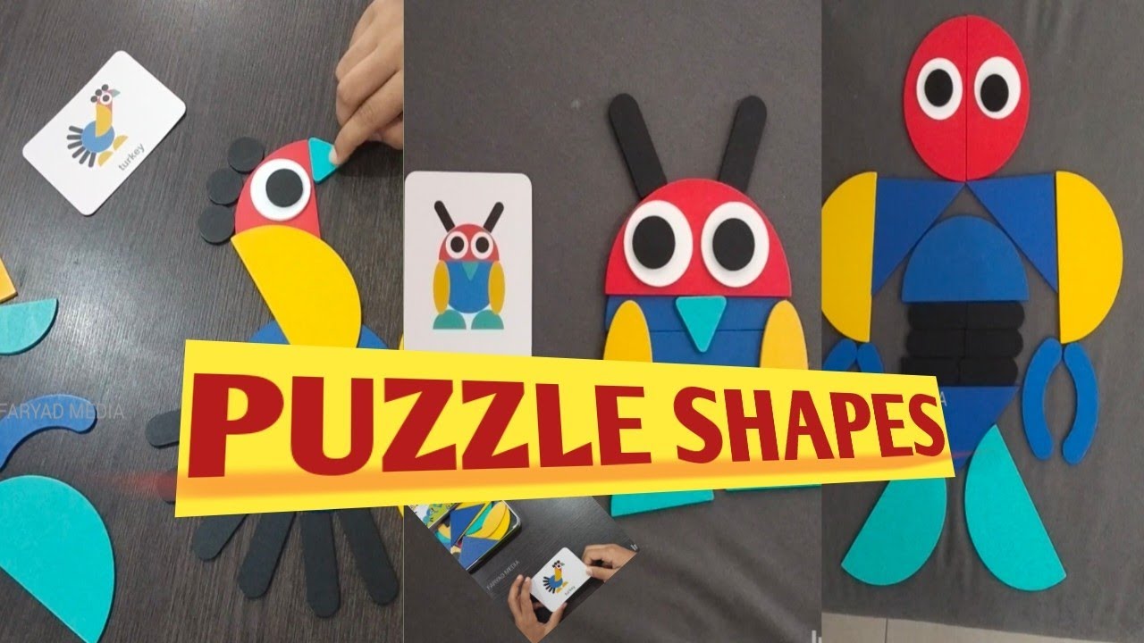 Puzzle Shapes # Puzzle Games # More than 100 Puzzle shapes # - YouTube