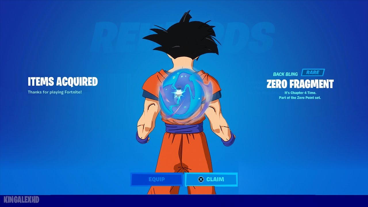 How To Get Zero Fragment Back Bling FOR FREE Fortnite! (Free Rewards ...