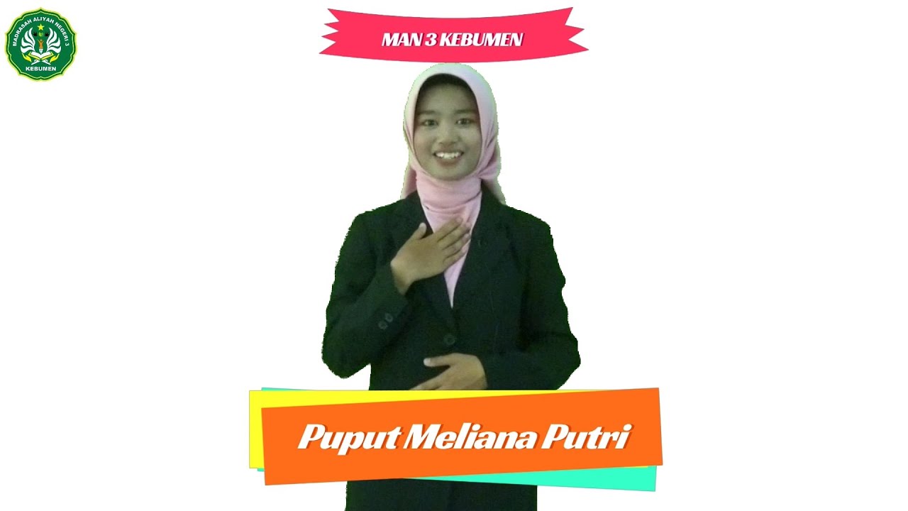 Puput Meliana Putri - MAN 3 Kebumen |National Public Speaking ...