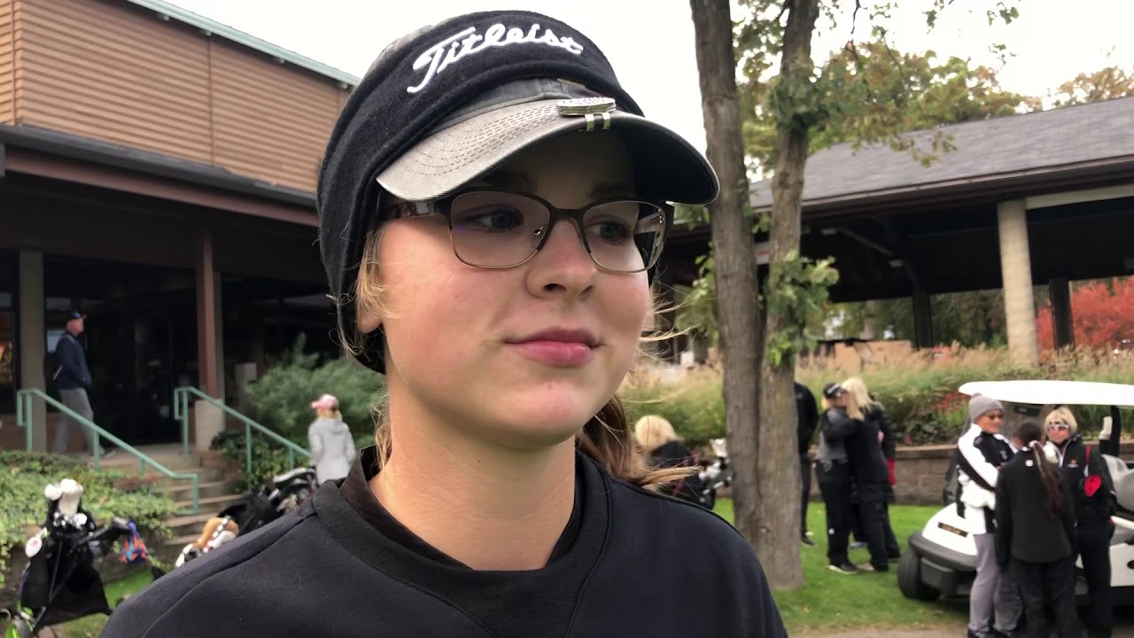 WIAA D2 state champion Grace Welch on her golden HS finale - YouTube