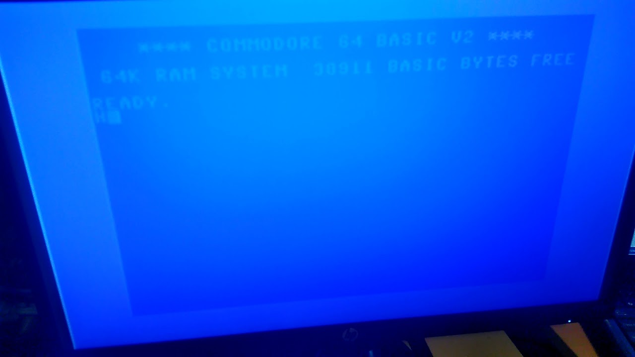 Commodore 64 boot-up - YouTube