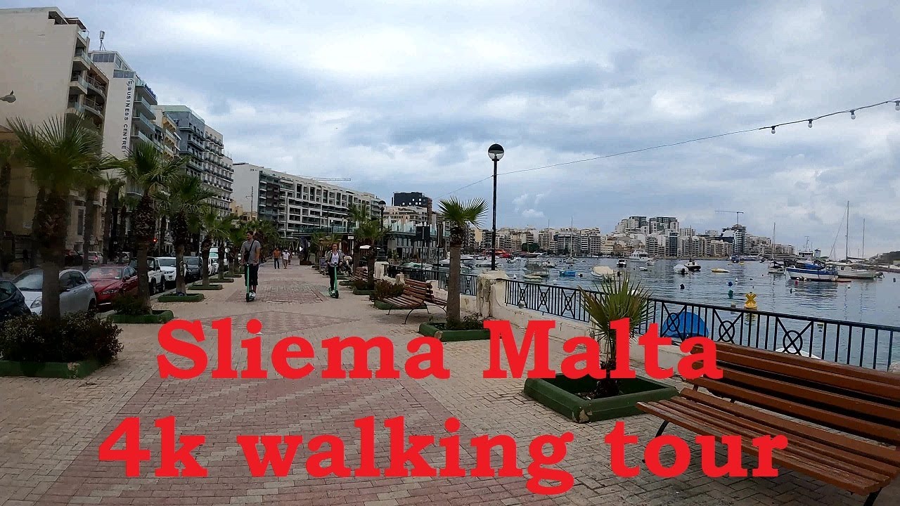 🇲🇹 Explore Sliema Malta: A 4k walking tour - YouTube