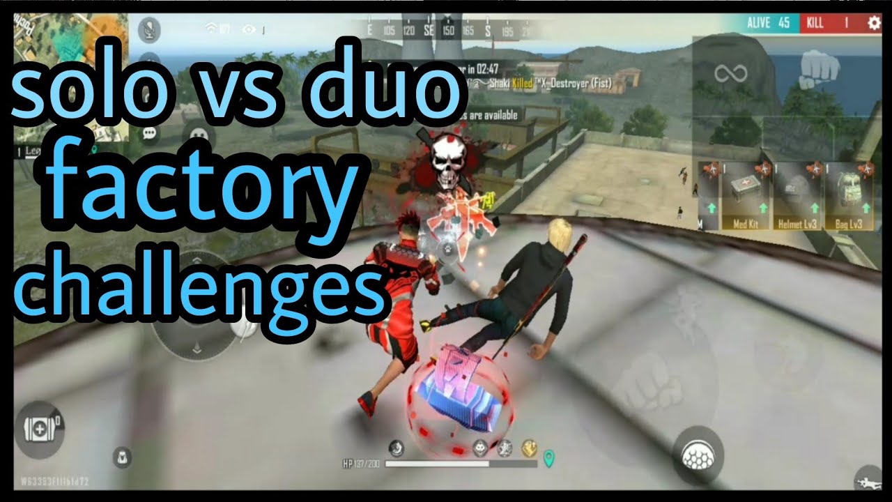 Garena free fire factory king - ff fist fight on factory roof - factory ...