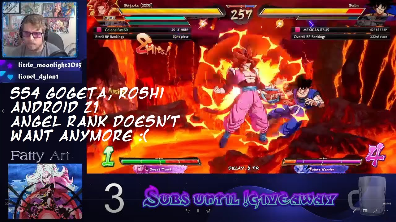 [PC] DBFZ - SS4 Gogeta, Master Roshi, Android 21 Rank Match - Angel ...