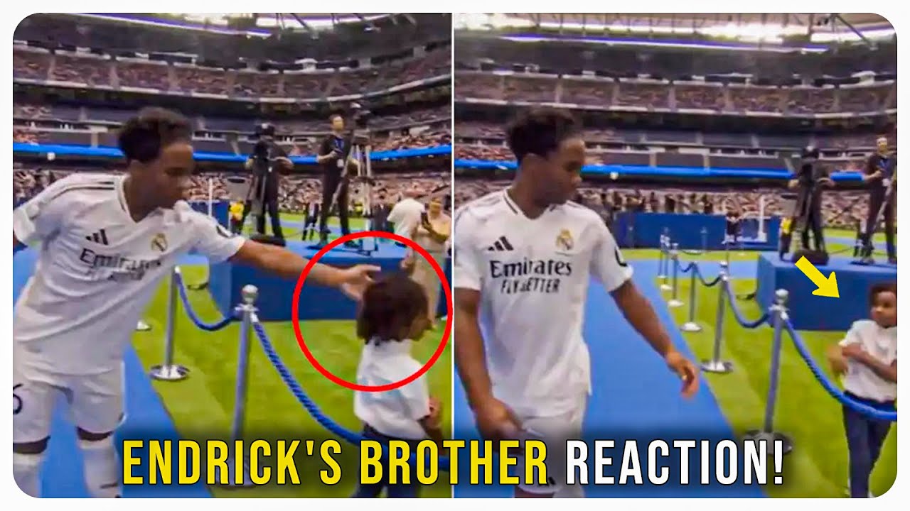 Endrick's Brother Slapped! Endrick and Brother Clash at Unveiling ...
