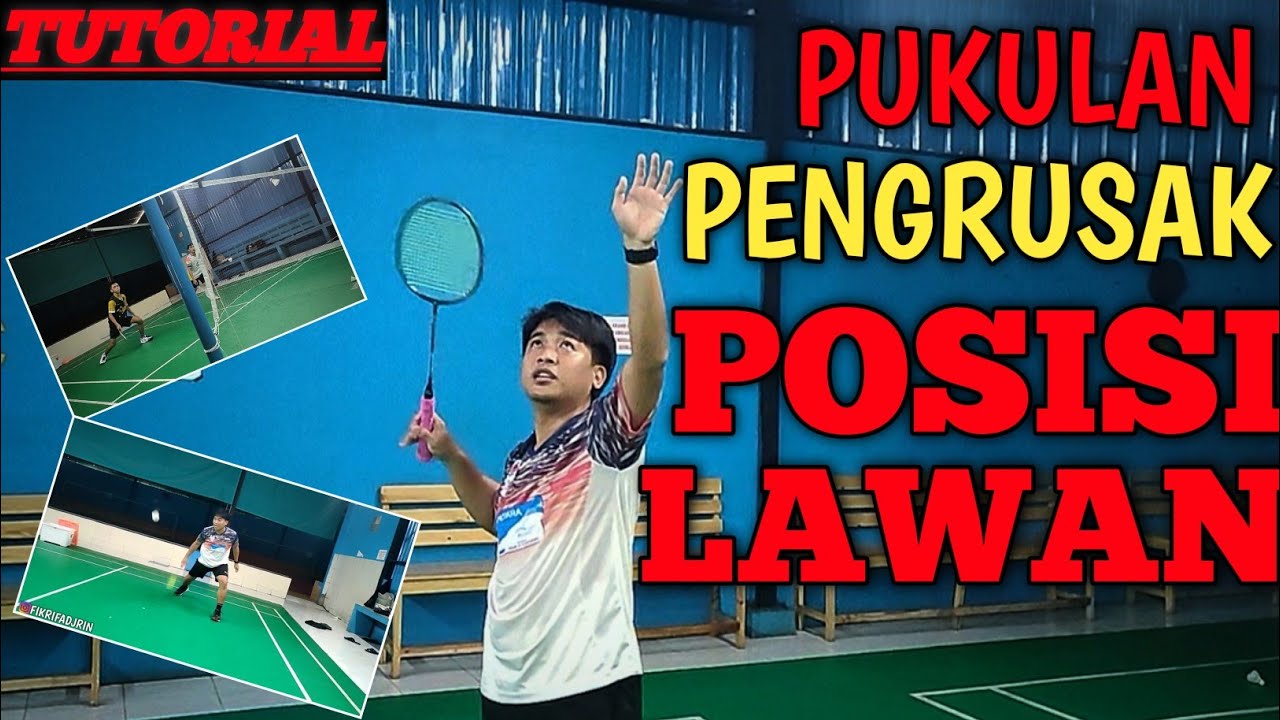 TUTORIAL . PUKULAN DROPSHOT KIPAS. PUKULAN DROPSHOT TIPUAN. - YouTube