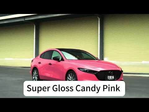 Super Gloss Candy Pink Vinyl Wrap