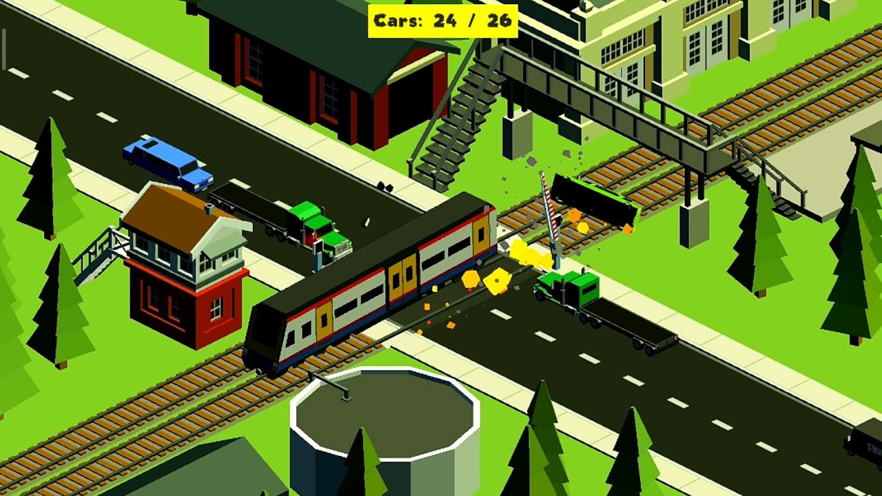 Impossible Train Track Crossing - Train Game - Railroad Crossing ...