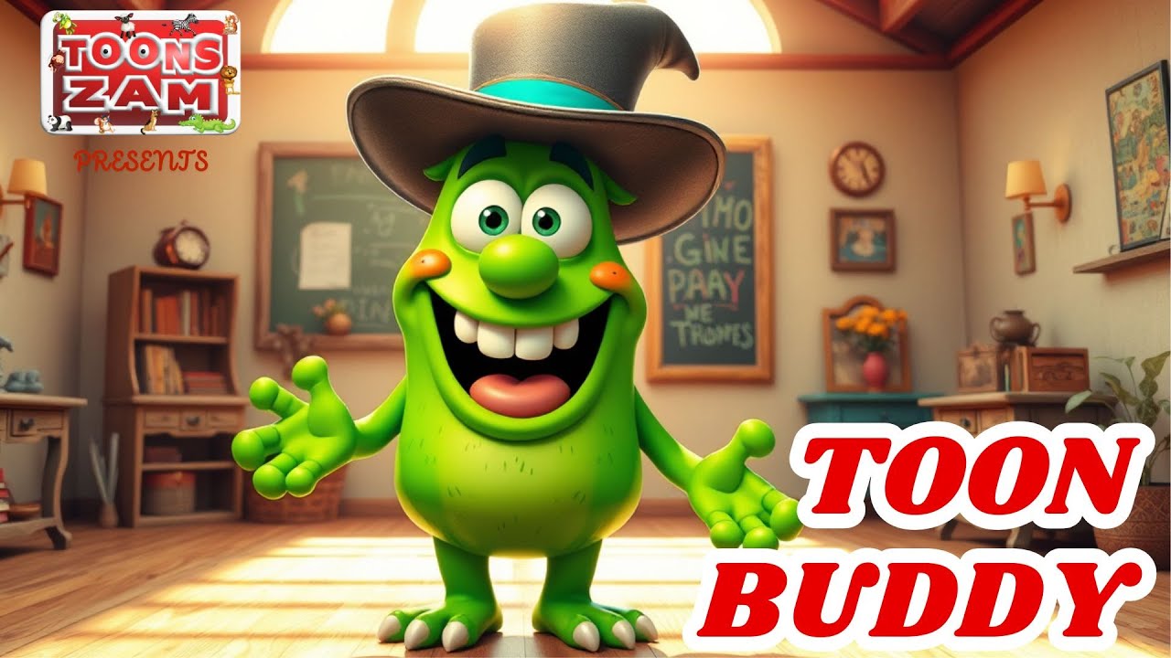 CARTOON FRIEND BUDDY SONG | FUN NURSERY RHYMES FOR LEARNING AND SINGING ...