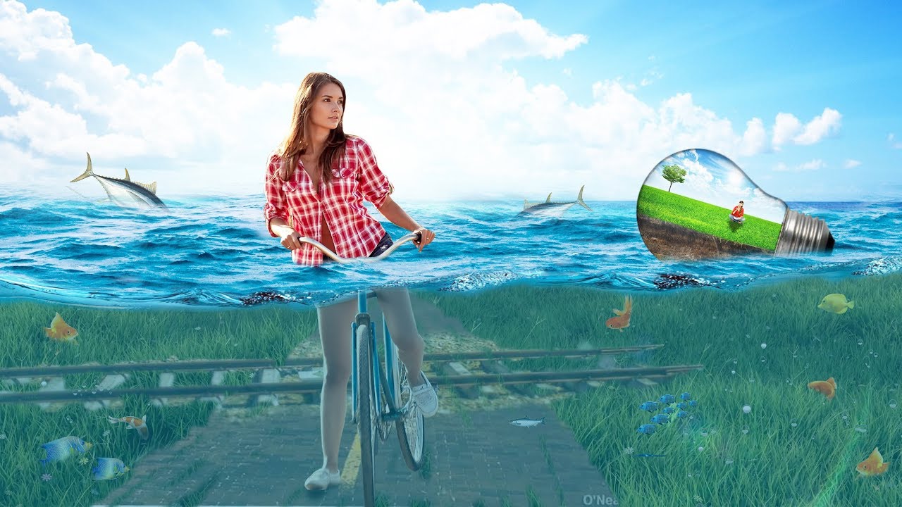 Creative Water Splash photo editing & manipulation - photoshop tutorial ...