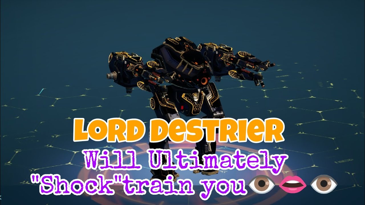 War Robots Lord Ultimate Destrier in Beast mode. Ultimate "Shock ...