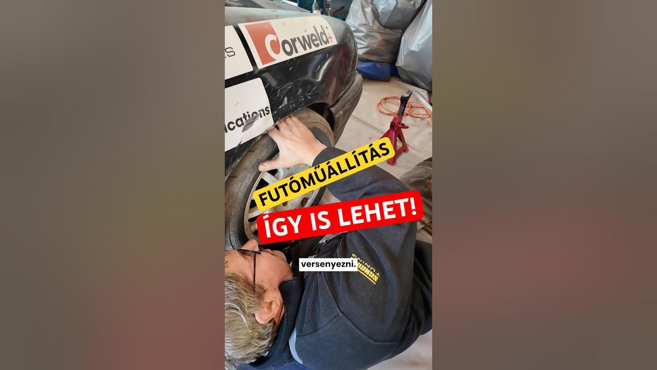 Futóműállítás, a klasszikus módszertan szerint #motorsport - YouTube