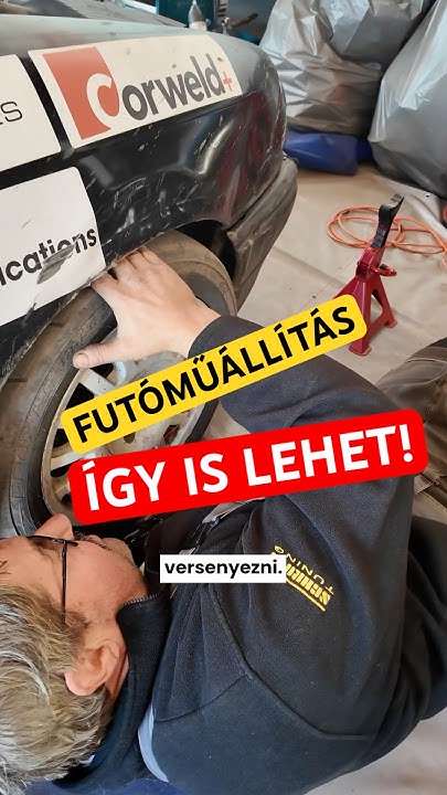 Futóműállítás, a klasszikus módszertan szerint #motorsport - YouTube