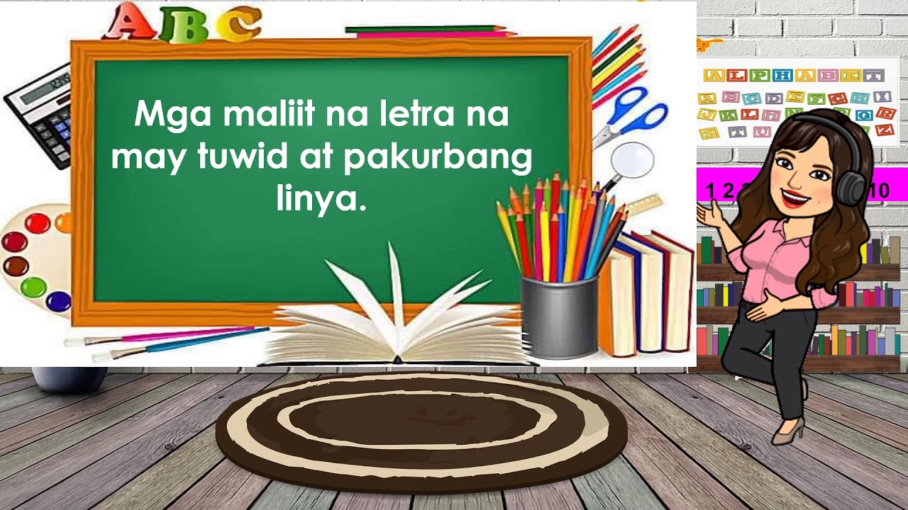Pagsulat at pagkopya ng mga letrang may tuwid, pahilis at pakurbang mga ...