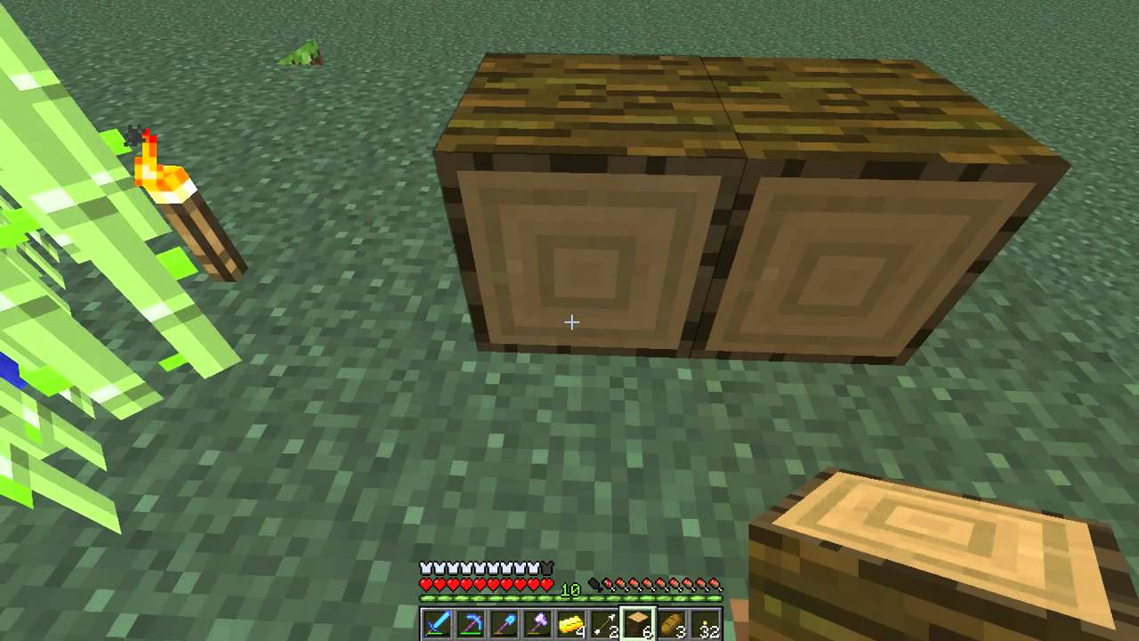 Minecraft - 1.3 Prerelease - Rotatable Log Blocks - YouTube