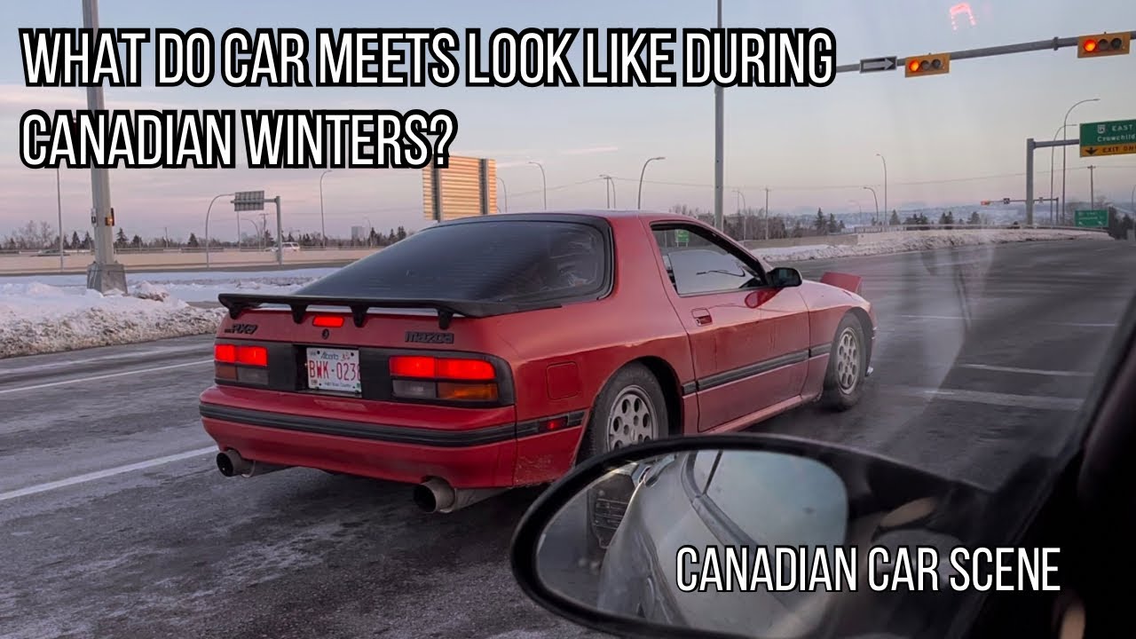WINTER CAR MEETS in CANADA! | Braving the cold for cool cars - YouTube