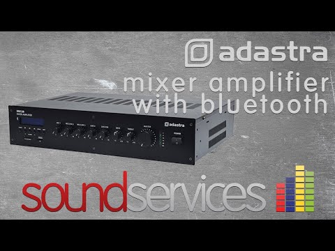 Adastra RM Series 100V Line Mixer Amplifiers with Bluetooth & Media Player