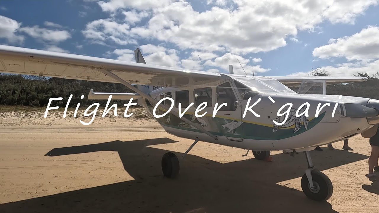 Scenic Flight Over K`gari (Fraser Island) - YouTube