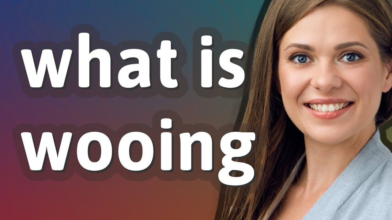 Wooing | meaning of Wooing - YouTube