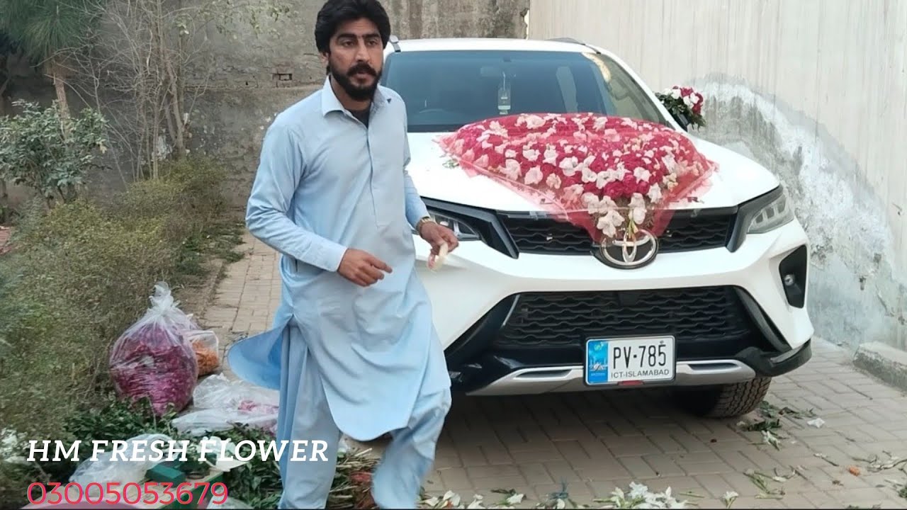 how to beautiful decorate Toyota Fortuner Prado for wedding||dulhe ki ...