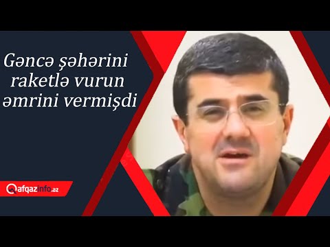 Gəncə şəhərini raketlə vurun əmrini vermişdi