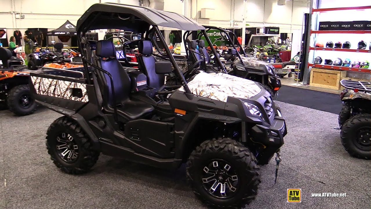 2018 Cfmoto U-Force 500 Camo ATV - Walkaround - 2017 Toronto Snowmobile ...