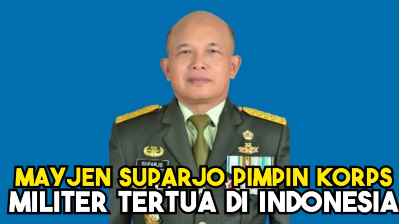 Profil Mayjen Suparjo, Jenderal TNI Pemimpin Korps Militer Tertua di ...