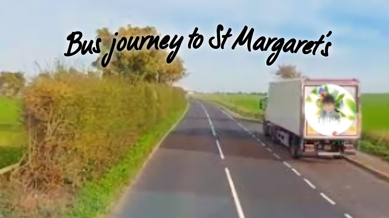 Bus journey from Dover to St Margaret's at Cliffs UK - YouTube