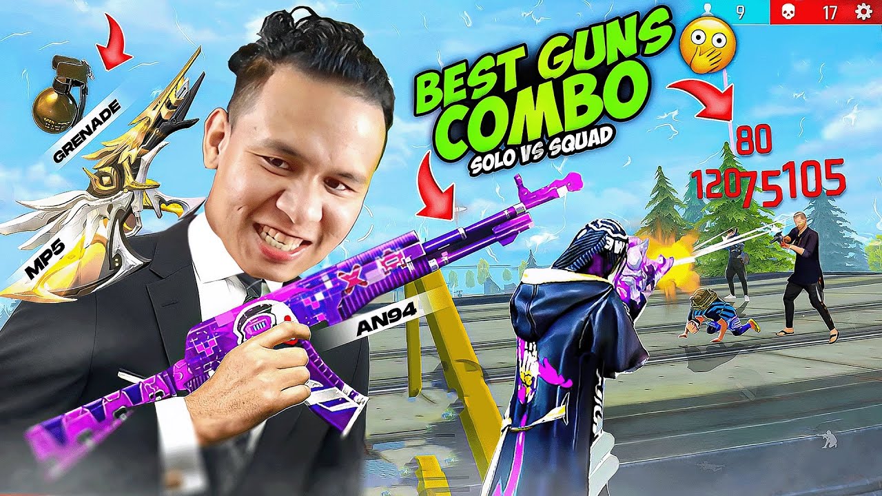 New Evo Mp5 & An94 Best Combo Solo Vs Squad Gameplay 🔥 Tonde Gamer ...