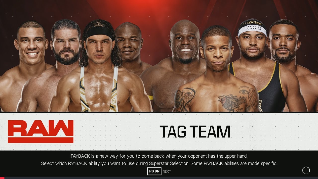 [WWE 2K19] Jason Jordan, Roode, Gable & Benjamin vs. Crews, Lio Rush ...