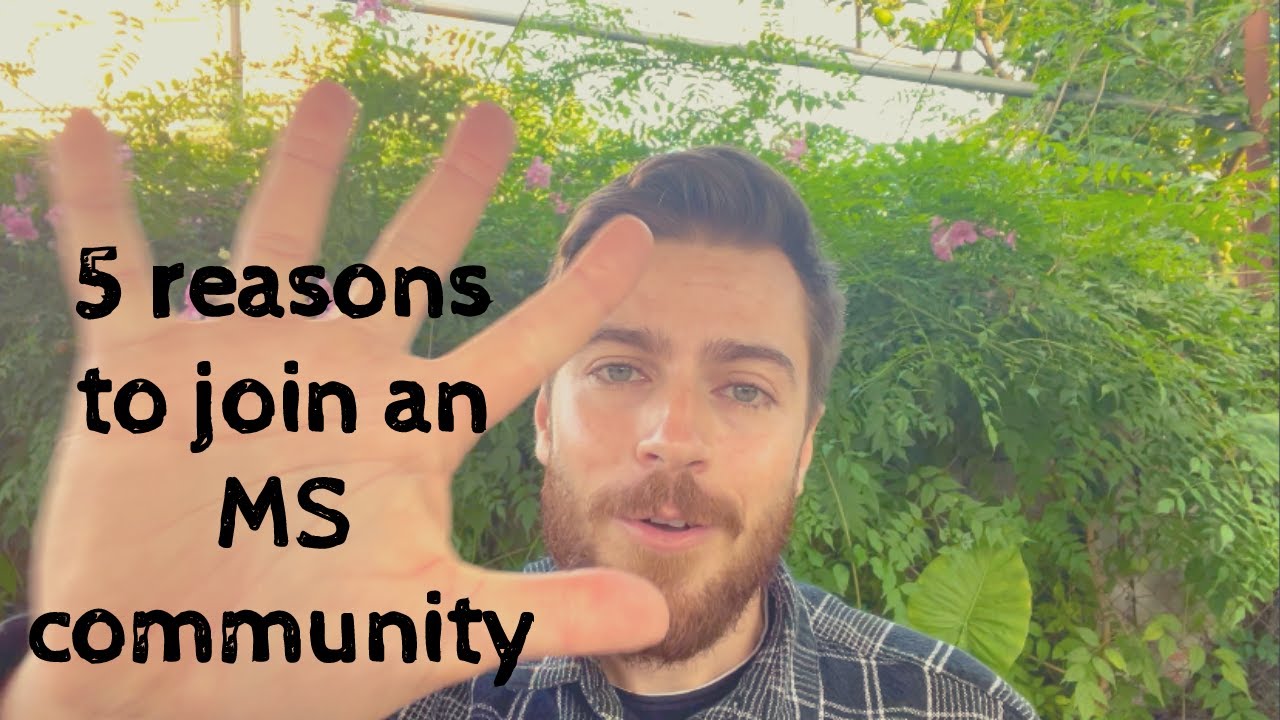 5 reasons why you should join an MS community - YouTube