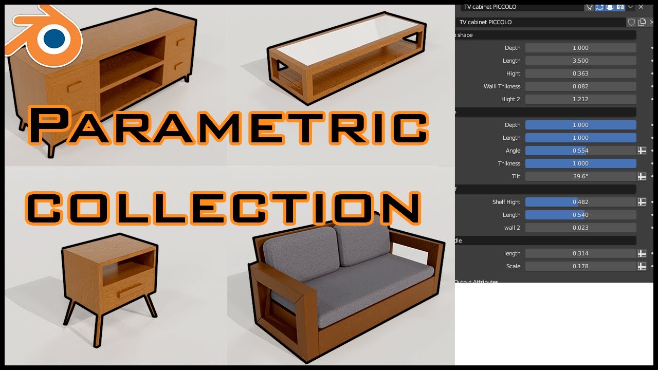 Discover the Power of Parametric Furniture in Blender with These Four ...