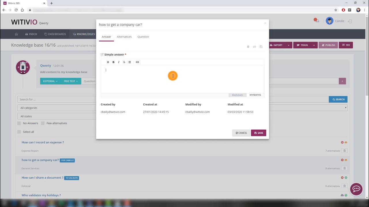 3. How to create a simple answer - YouTube