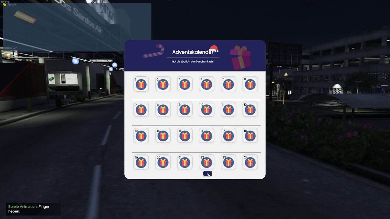 [FiveM] Adventkalender / Adventcalendar made for ESX - YouTube