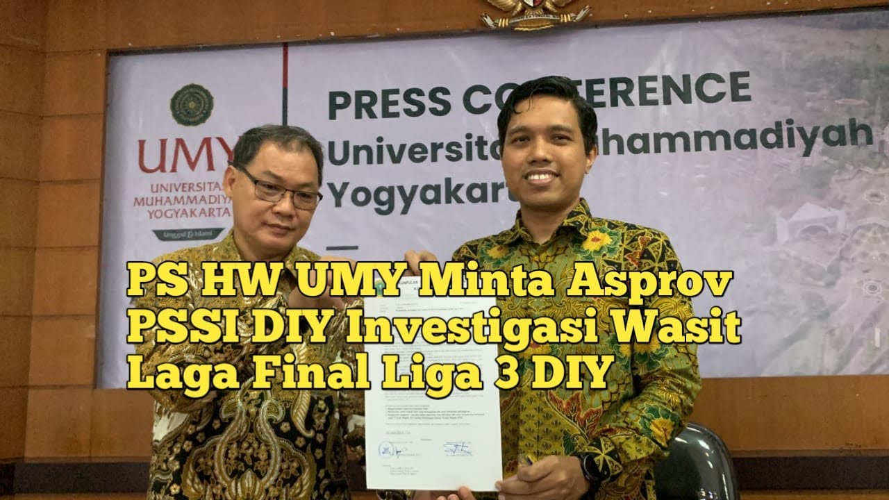 Klaim Wasit Final Liga 3 DIY Berat Sebelah, PS HW UMY Minta Asprov PSSI ...
