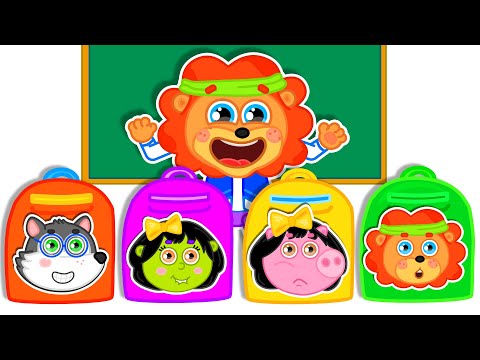Aslan Yavrusu | Sırt Çantası Değişimi | Çocuklar için çizgi film