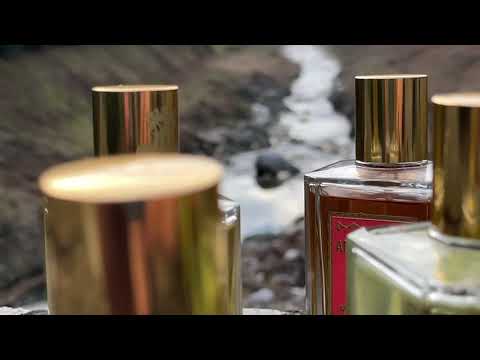 Maria Candida Gentile's eau de parfumes flowing on the river