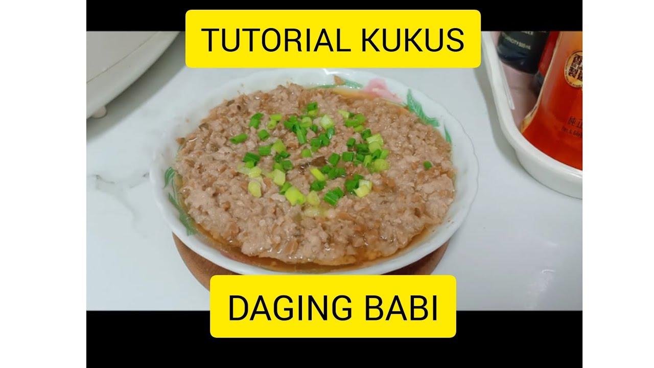 TUTORIAL MENGUKUS DAGING BABI DI HONG KONG BUAT MENU MAKAN SI BOS ...