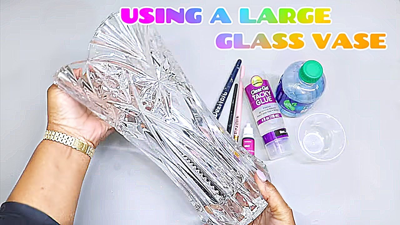 Using A LArge Glass Vase #diy #diy - YouTube