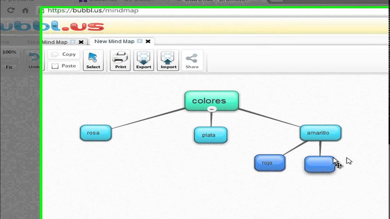 tutorial de bubbl us - YouTube