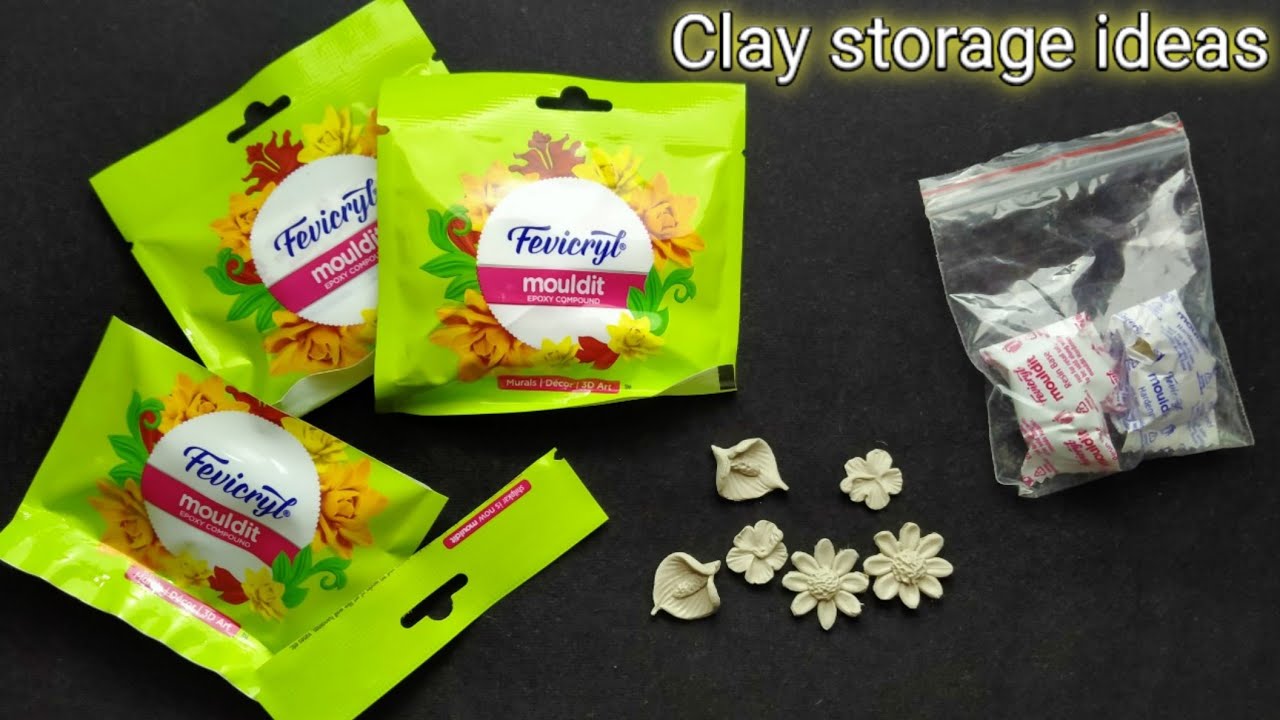 How to store dry clay at home | The best clean storage trick | Clay ...