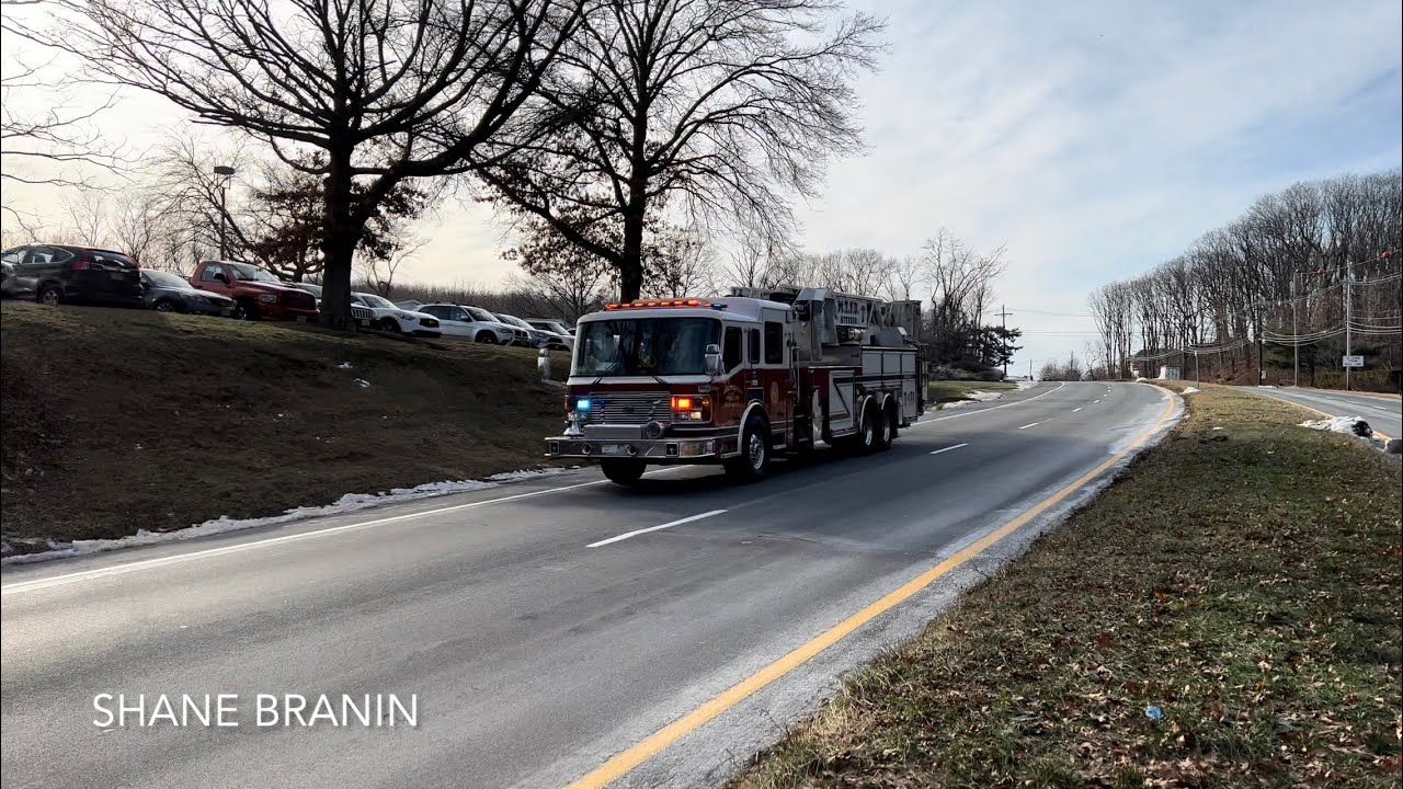 MTFD Tower Ladder 170 31-7-90 Responding 1/12/22 - YouTube