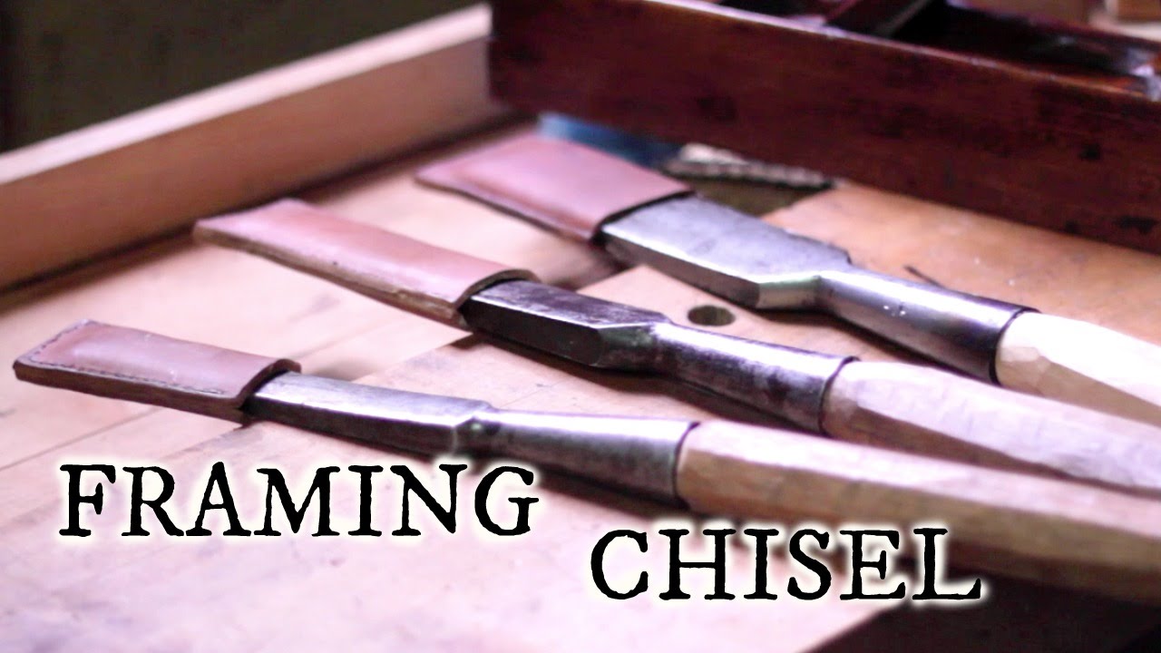 Our timber frame cabin Part 1: Preparing a framing chisel - YouTube