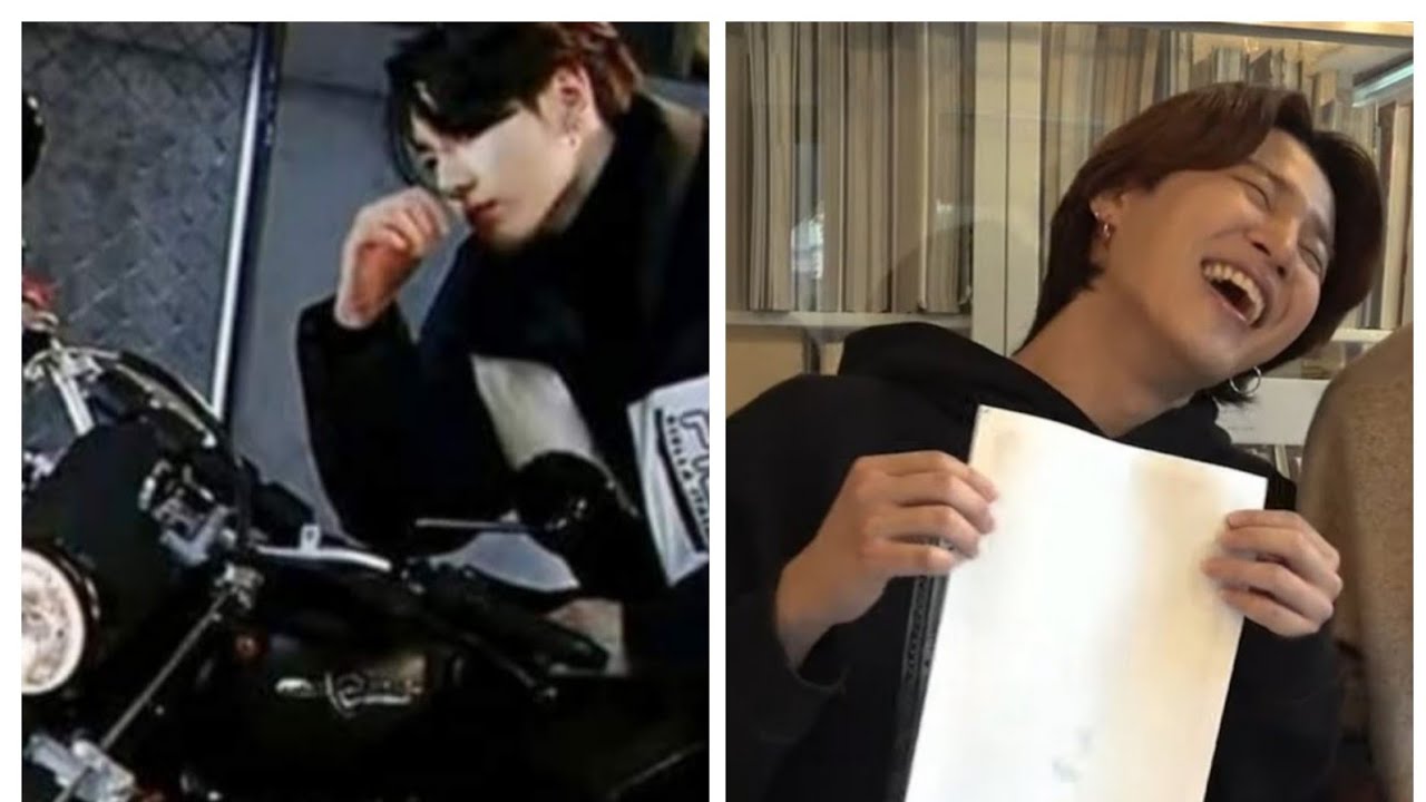 JUNGKOOK EN MOTO, TIENE LICENCIA 🏍️+ VIMOS A JIMIN SONREÍR 😊🐥 ...