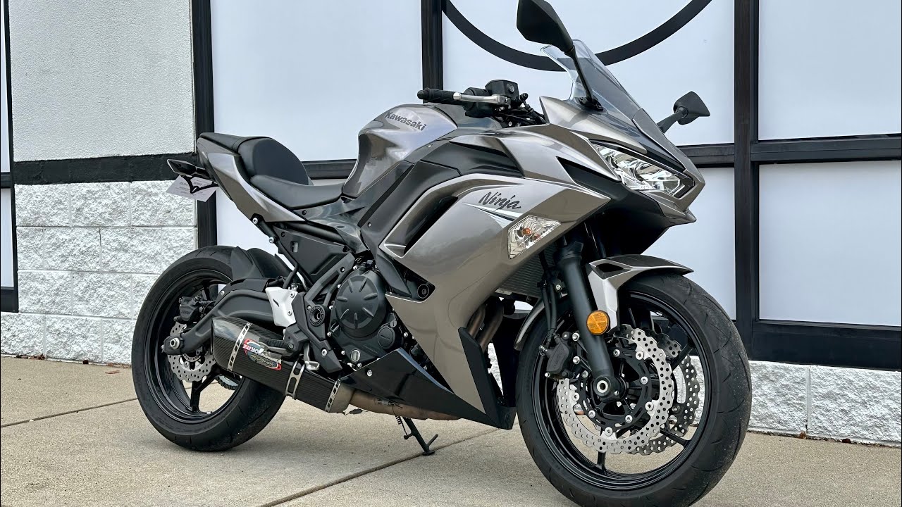 Walk Around of a 2021 Kawasaki Ninja 650 - YouTube