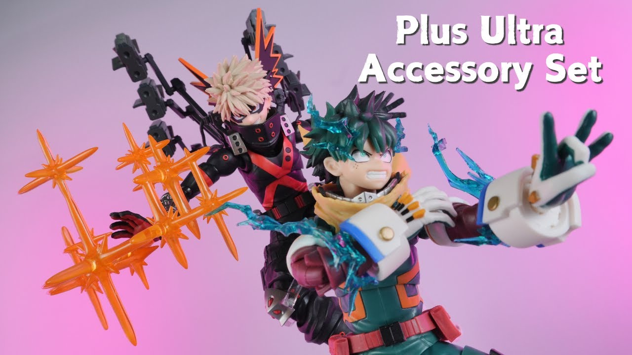 S.H.Figuarts Izuku Midoriya & Katsuki Bakugo Plus Ultra Optional Parts ...
