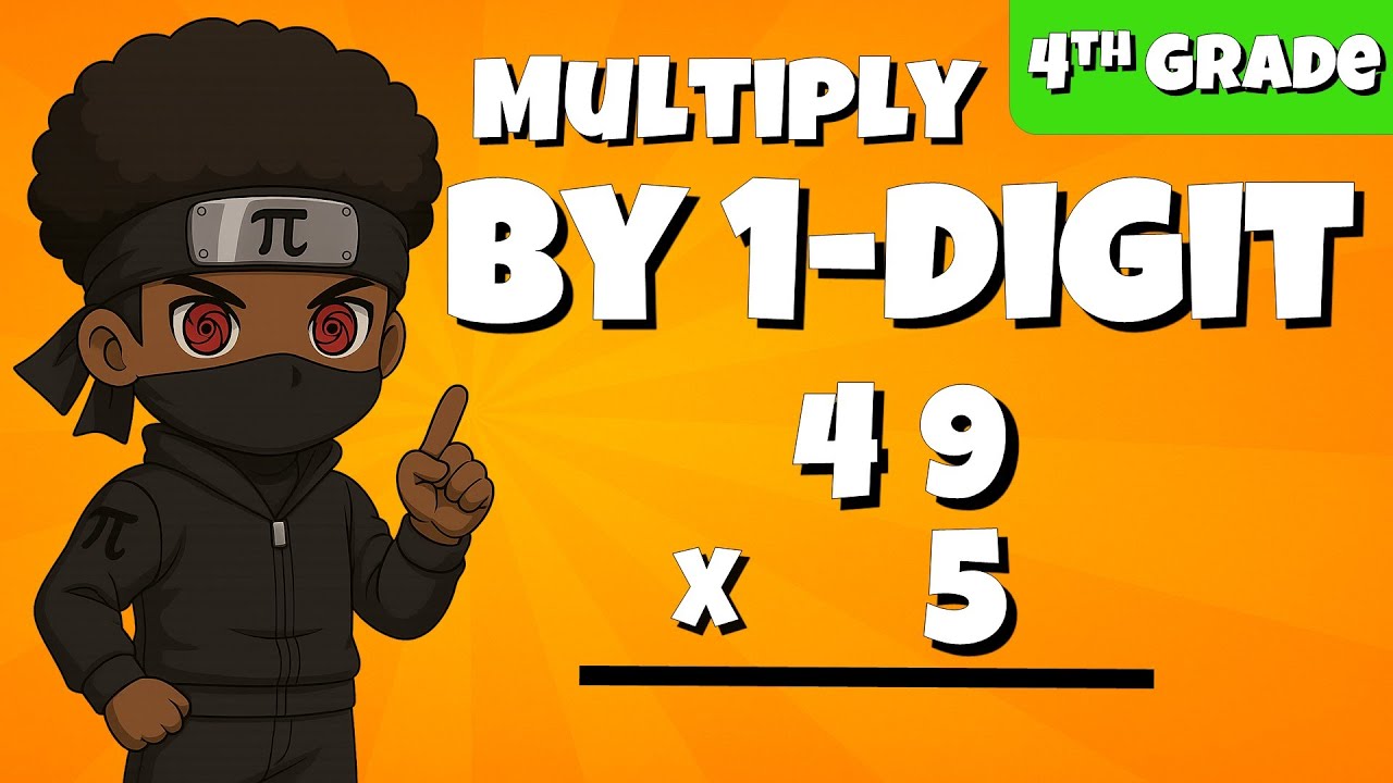 How to Multiply by 1-Digit Numbers | Grade 4 Math - YouTube